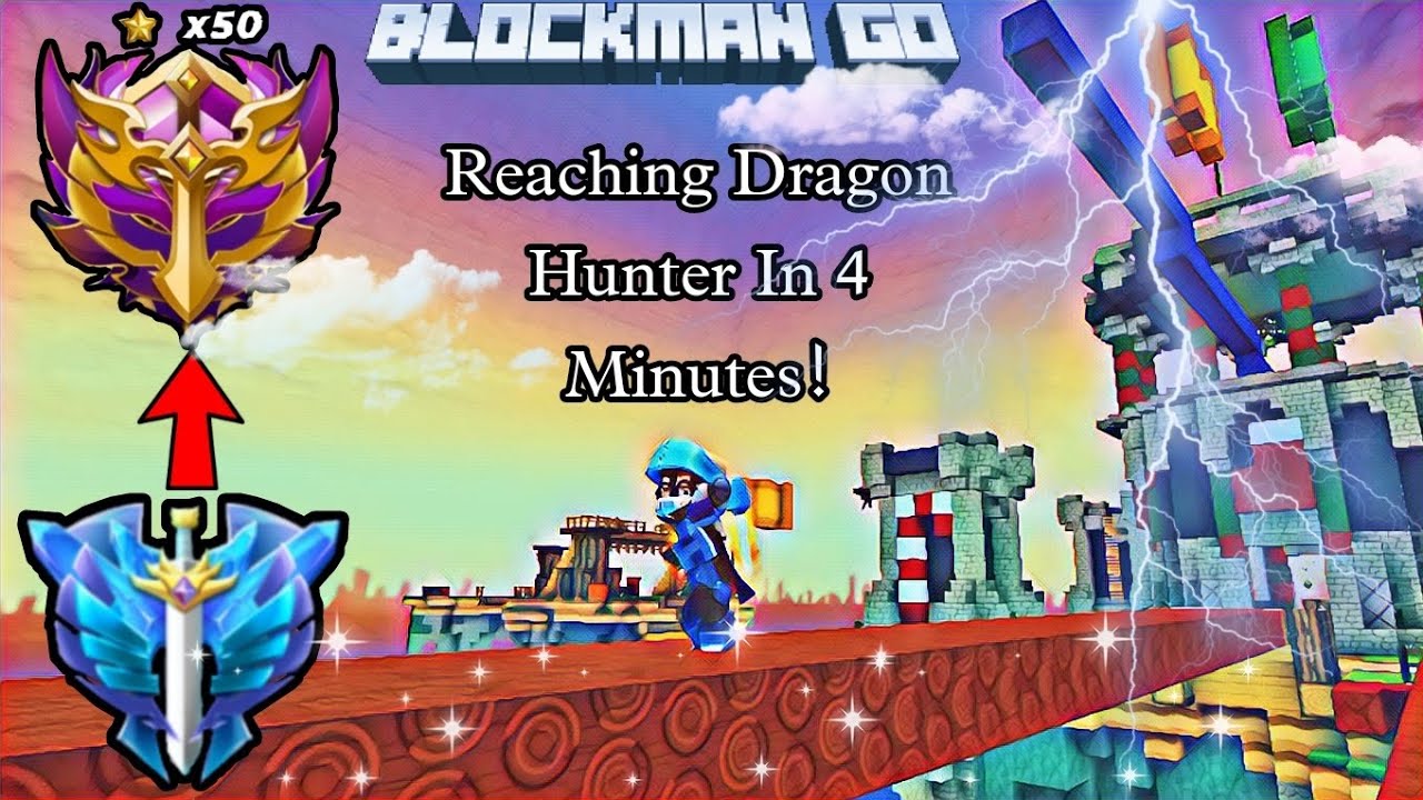 Reaching Dragon Hunter In Just 4 Minutes! | Bed Wars | Blockman Go ...