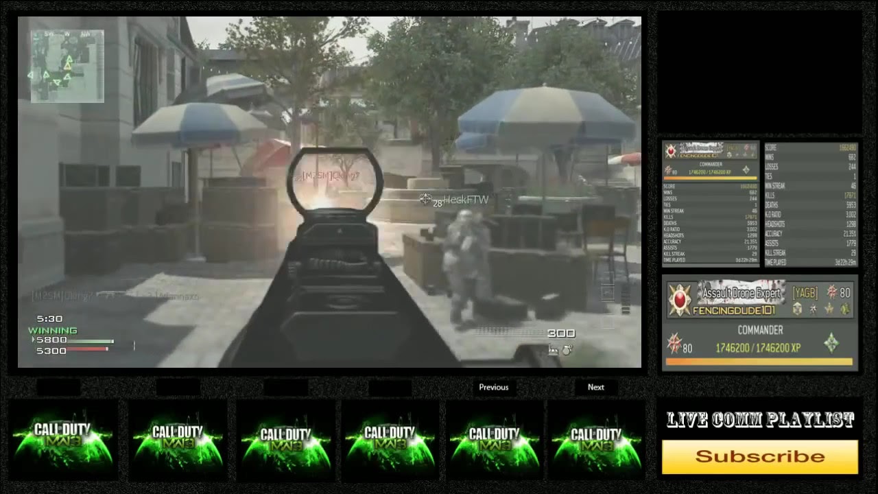 MW3 Live Stream [3-18-12] Session 1 - YouTube