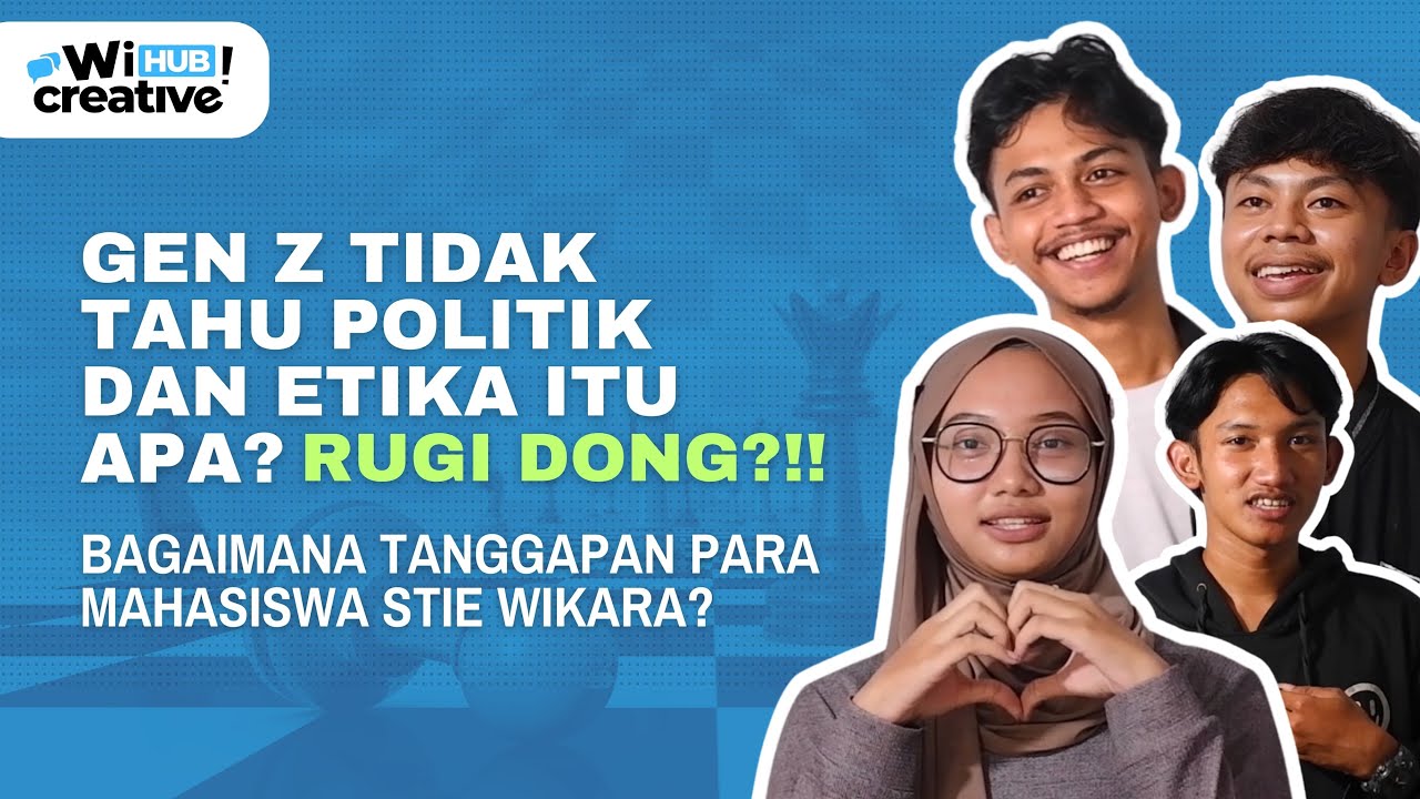 POLITIK DAN ETIKA : Generasi muda MELEK Politik dan Etika??!!! - YouTube