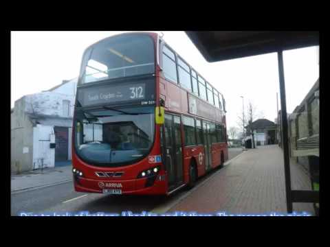 Route 312: South Croydon Bus Garage-Ashburton Park Near Full Route ...