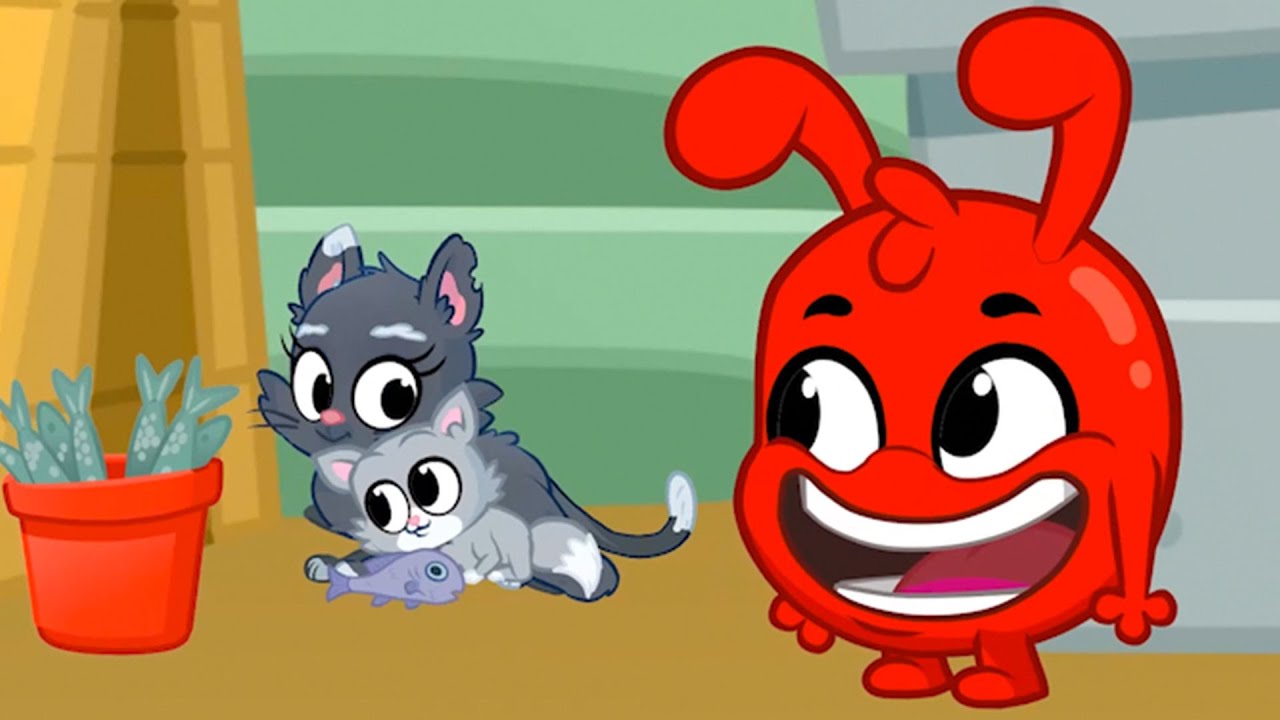 Morphle Plays With Cats | My Red Cat | Kids Cartoons | Mila and Morphle ...