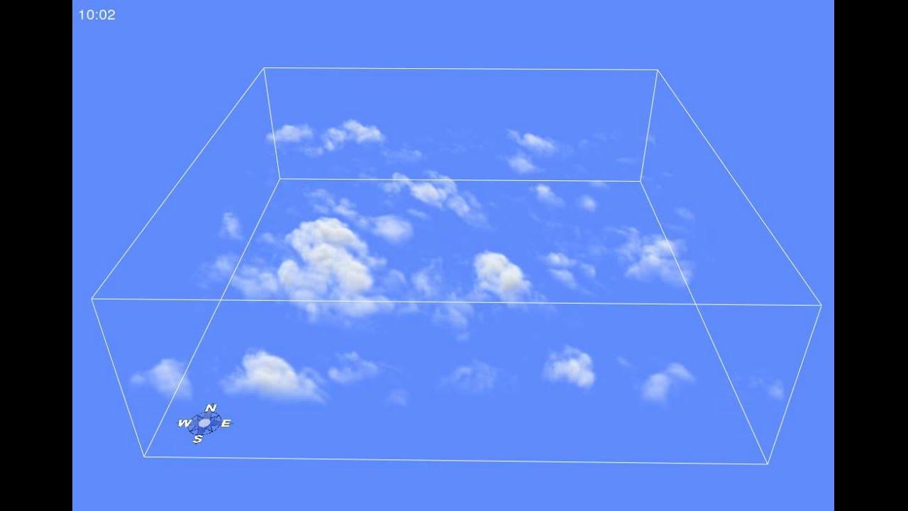 Shallow cumulus clouds simulation in GALES - YouTube