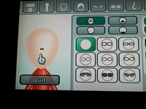 how to make a faceless mii - YouTube