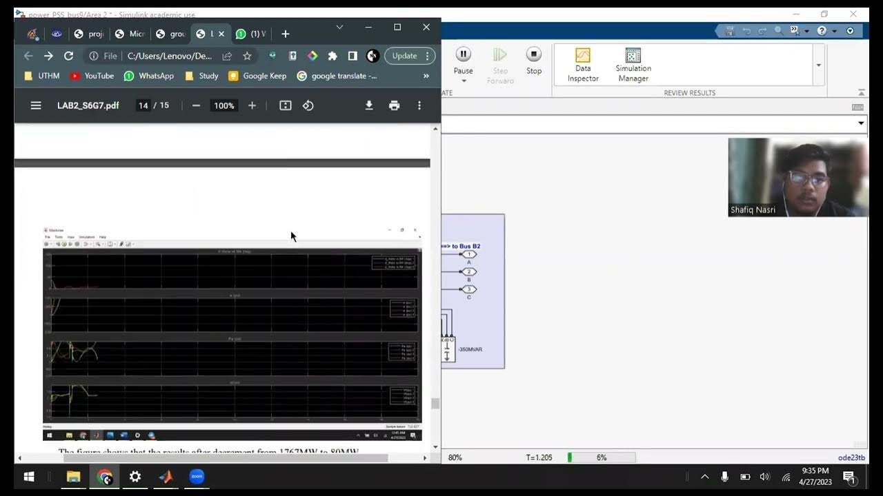 Group 3 Section 6 SIMULATING POWER SYSTEM RESPONSE FOR POWER SYSTEM ...