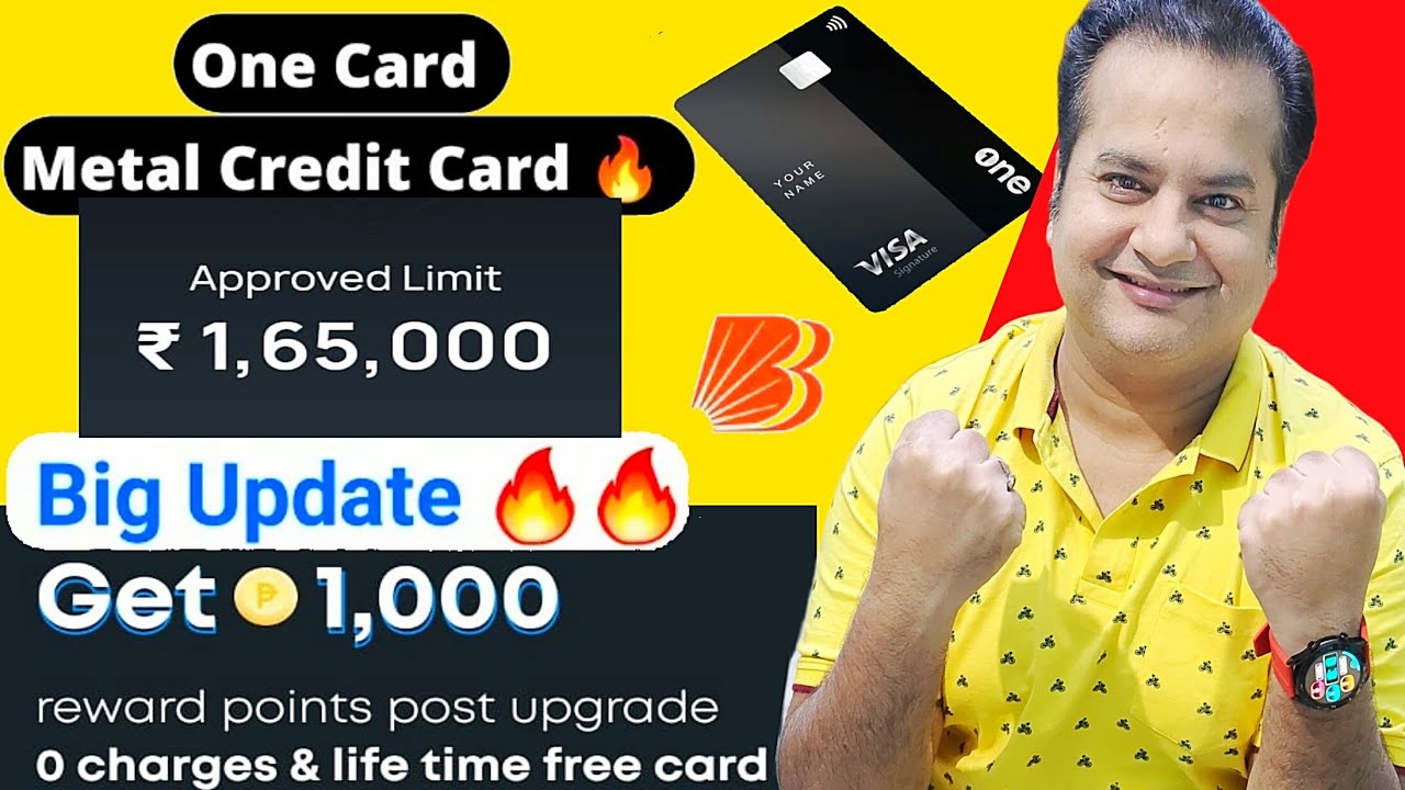 One Card Credit Card Upgrade Offer | New One Metal Credit Card Upgrade ...