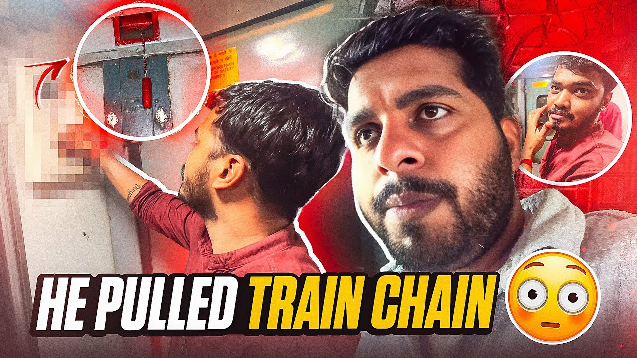 HE PULLED THE TRAIN CHAIN - YouTube
