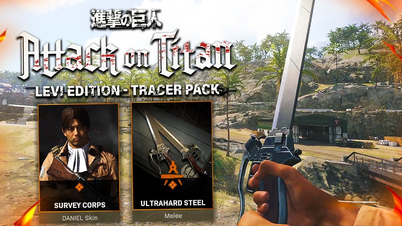 NEW "ATTACK ON TITAN" SWORD IN WARZONE 😲 - YouTube