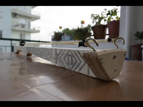 Palet tahtasından sapan yapımı ! (How to Make a  Slingshot Gun at Home!)