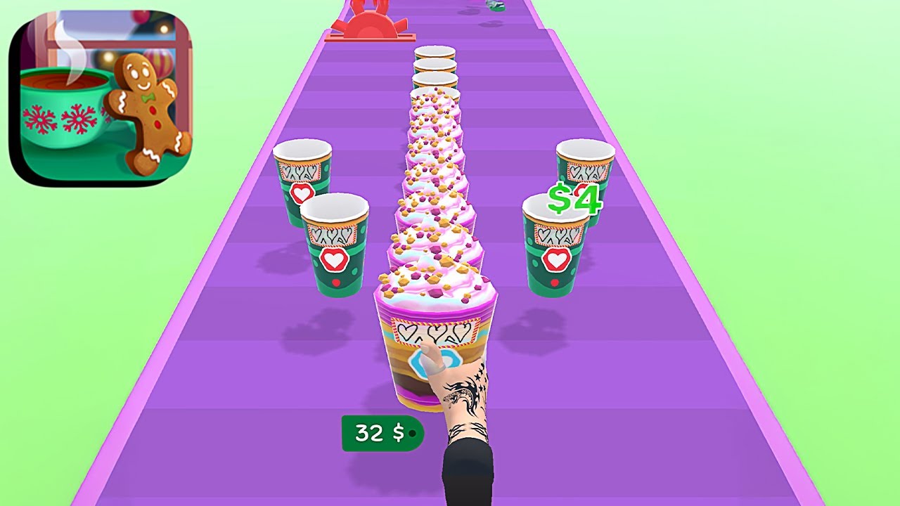 Coffee Stack - All Levels Gameplay Android,ios (Levels 431-434) - YouTube