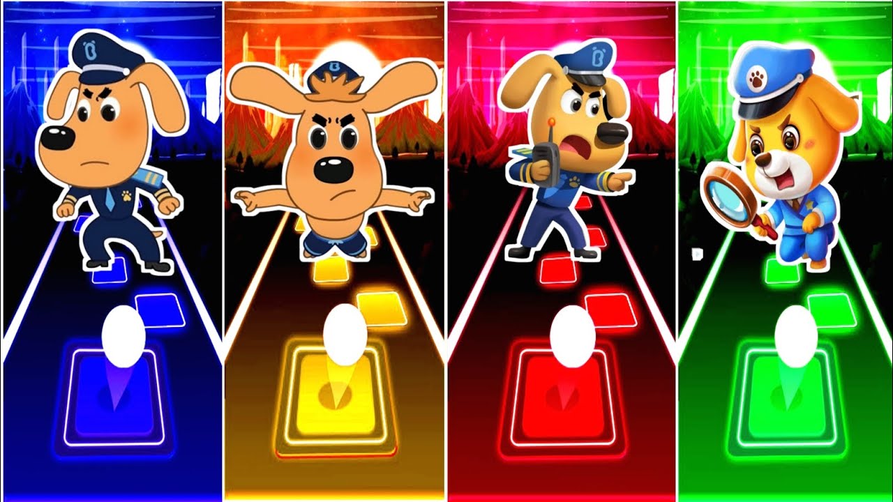 Sheriff Labrador 🆚 Sheriff Labrador Jump 🆚 Sheriff Labrador Dance 🆚 ...