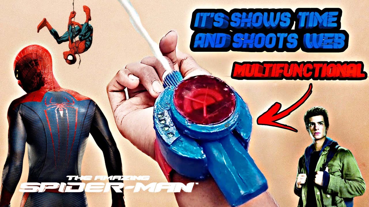 FUNCTIONAL Amazing Spider-Man Web Shooter - SIMPLE MATERIALS DIY ...