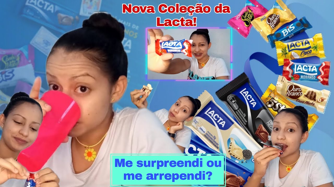 Provei os Novos Bombons da Lacta Junto com Vocês!Dei minha opinião mais ...