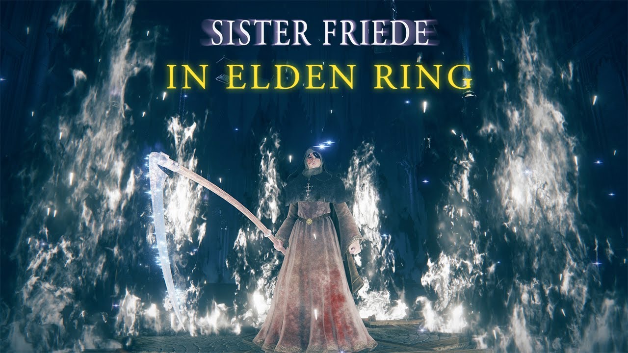 Sister Friede in Elden Ring (No HUD Cinematic Compilation) - YouTube