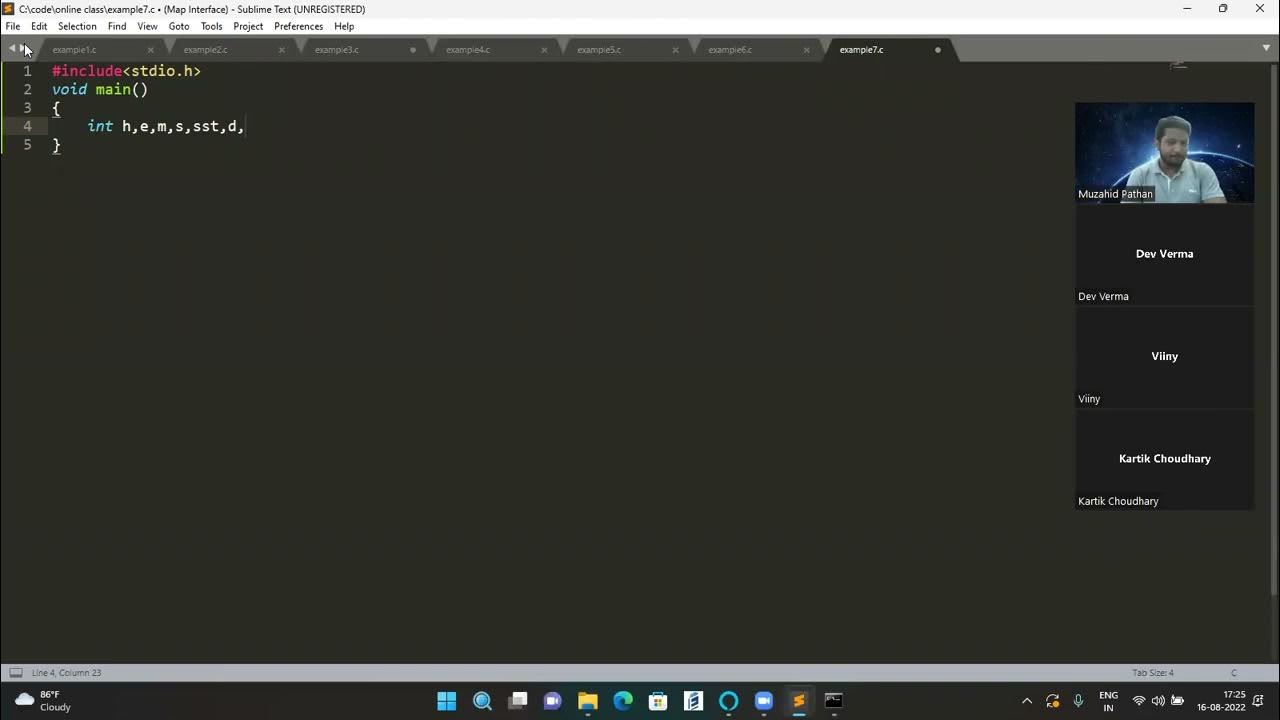 C Programming Lecture 1 Demo Hindi Programming Cprogramming Code Gcc Compilation