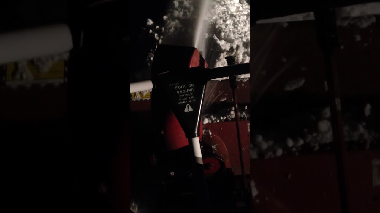 snapper rear engine rider snowblower - YouTube