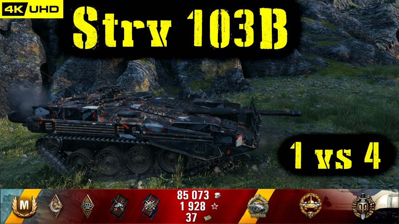 World of Tanks Strv 103B Replay - 8 Kills 8.1K DMG(Patch 1.6.1) - YouTube