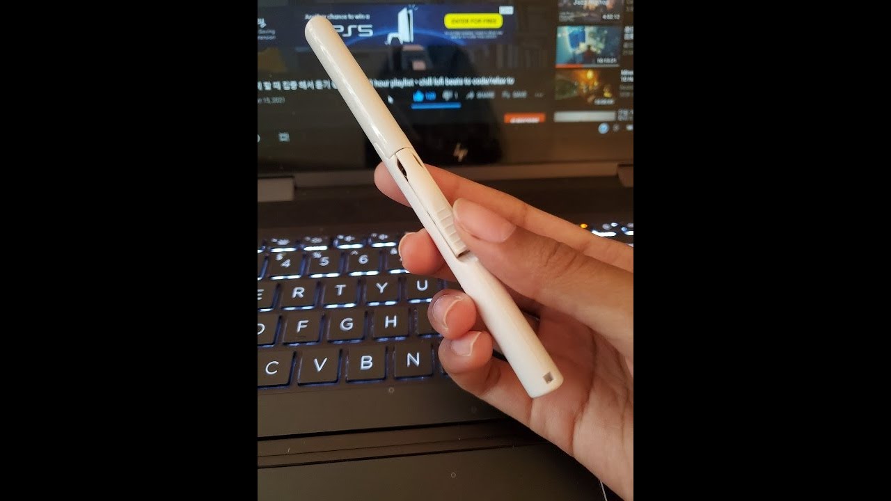 Plus Pen Style Non Stick Compact TSA Twiggy Scissors with Cover Rose ...