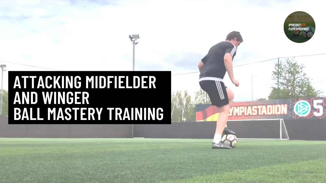 Attacking Midfielder and Winger Training | Ball Mastery for Attackers ...
