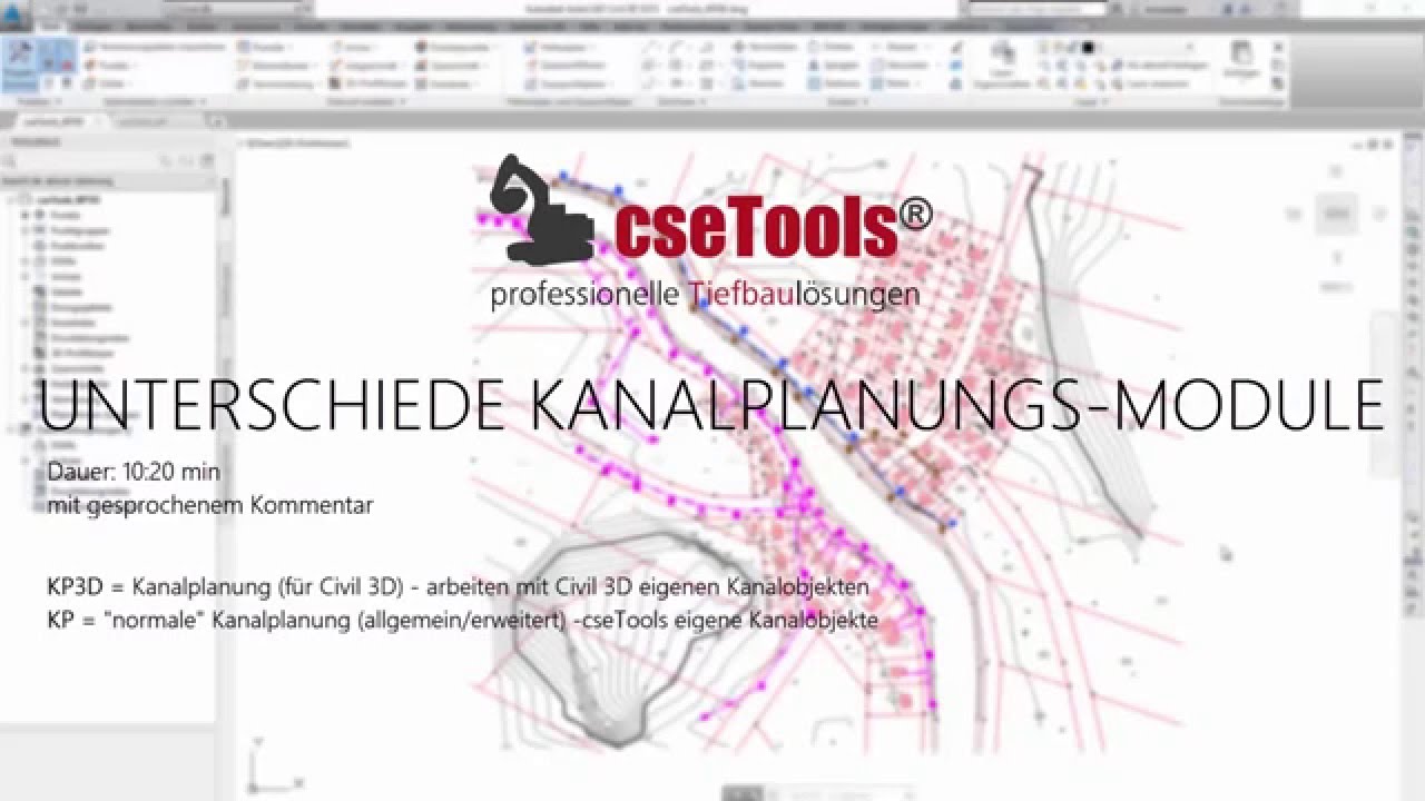 cseTools Unterschiede Kanalplanungs Module - YouTube