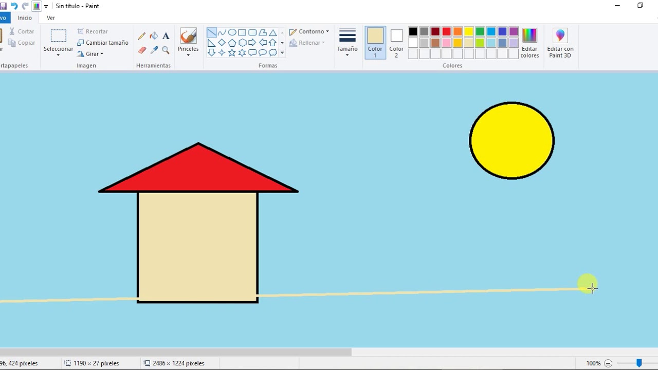 VIDEO TUTORIAL PAINT 1 - YouTube