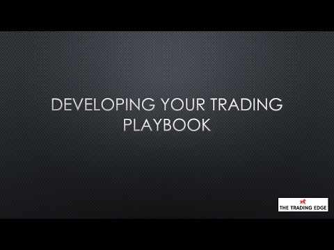 Developing Your Trading Playbook - YouTube