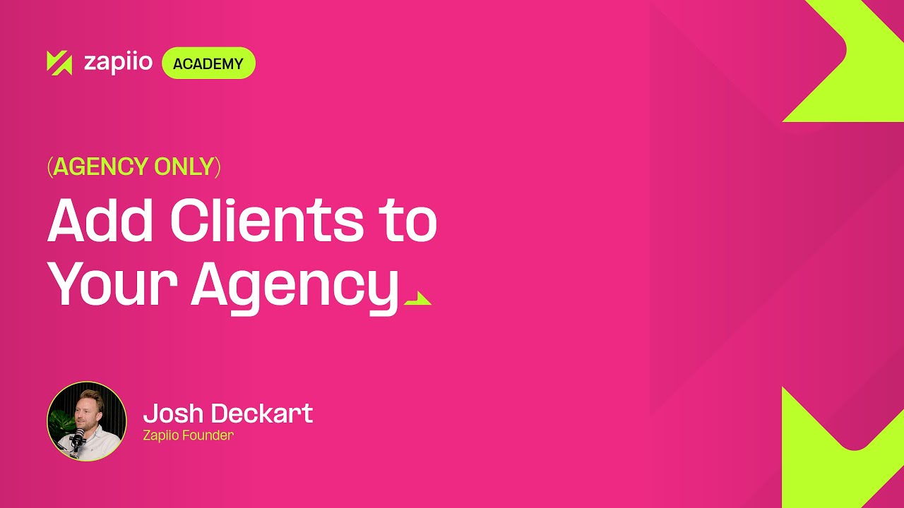 Add Clients to Your Agency - For Agencies Only - YouTube