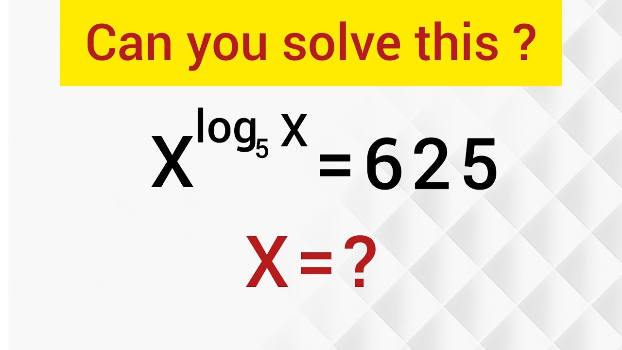 France l can you solve this? l Nice Exponential Algebra Problem By Two Methods l Olympiad Math ...