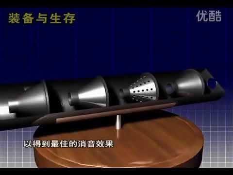Homemade military silencer - silencer principle CHINA - YouTube