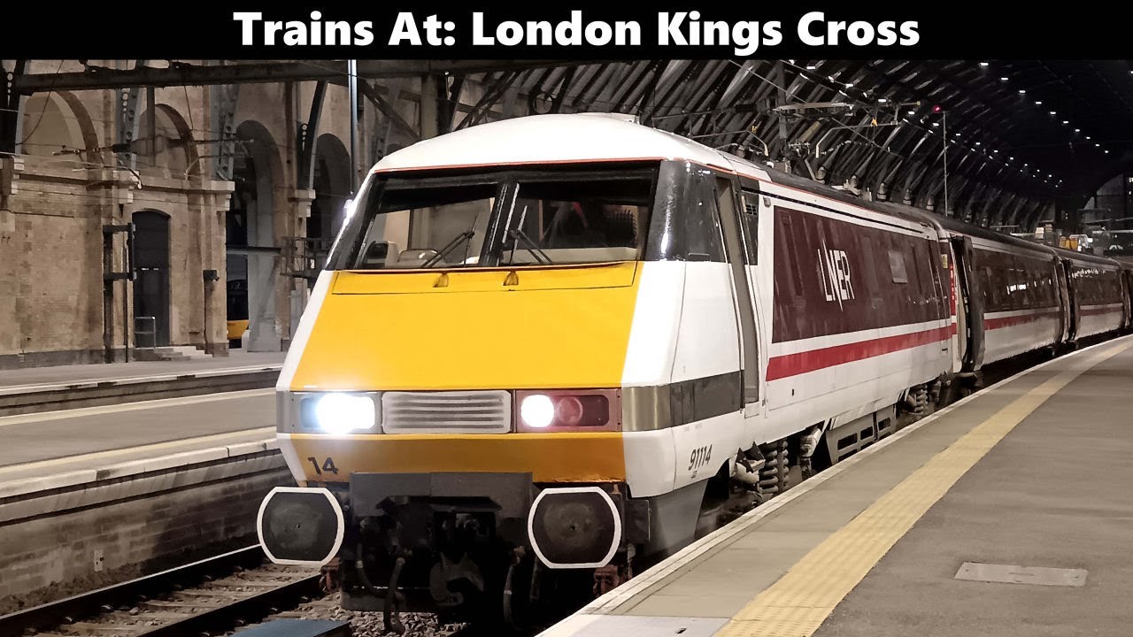 Trains At: London Kings Cross (Inc IC225's, 801204 New Livery, Ex-GWR ...