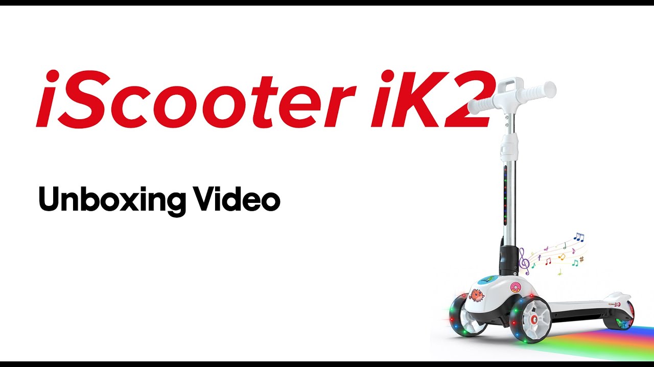 How to Assemble iK2 Electric Scooter | iScooter iK2 Unboxing - YouTube
