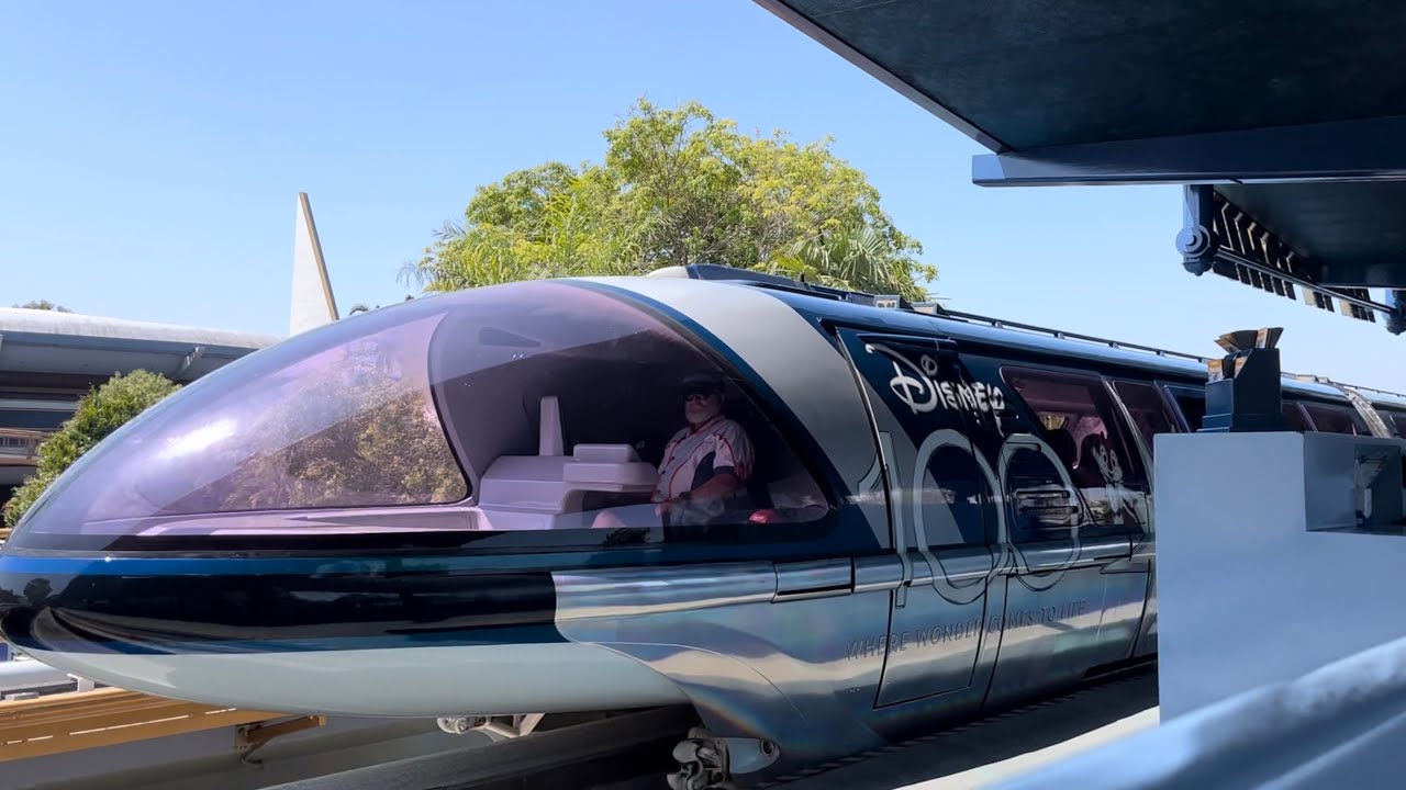 Disneyland 100 Years Monorail Ride (Part 1) - YouTube