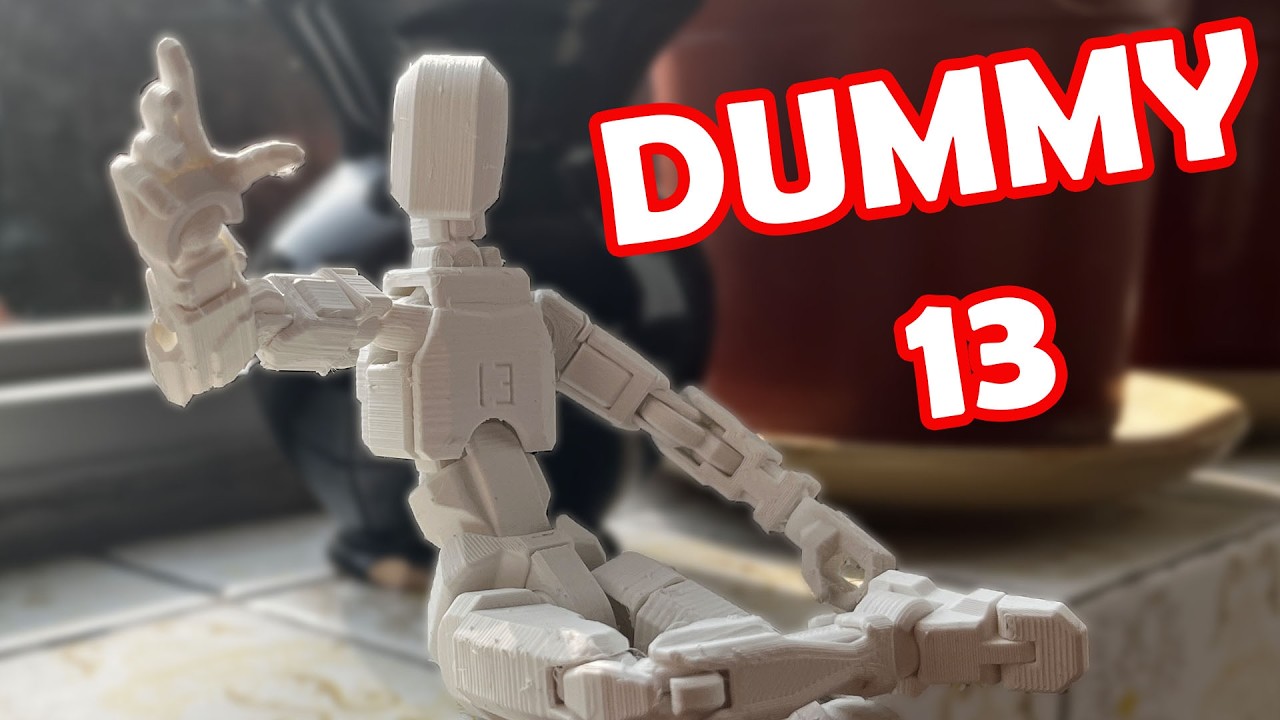 Armamos el DUMMY 13 impreso en 3D - YouTube
