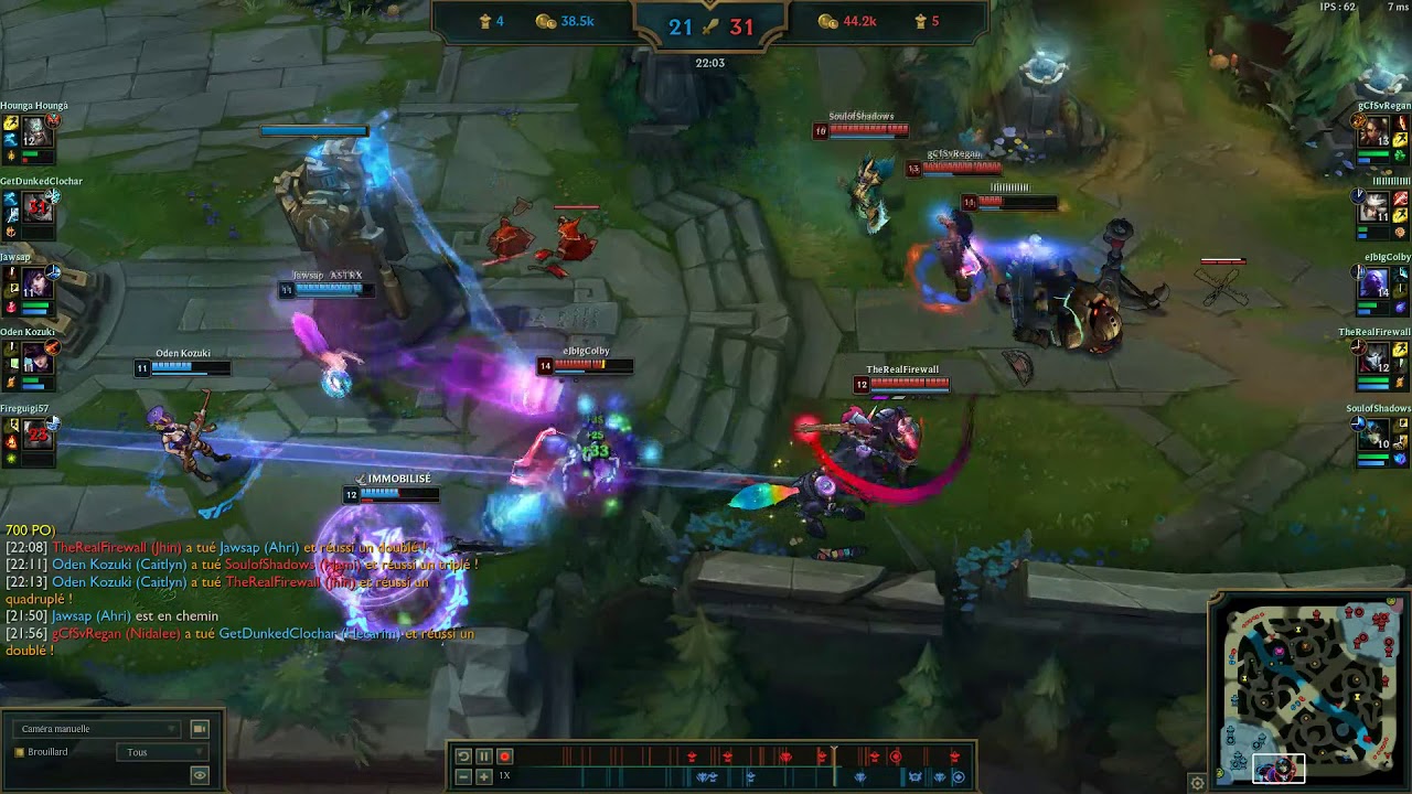 LEAGUE OF LEGENDS HIGHLIGHTS - CAITLYN SAVE THE GAME - YouTube