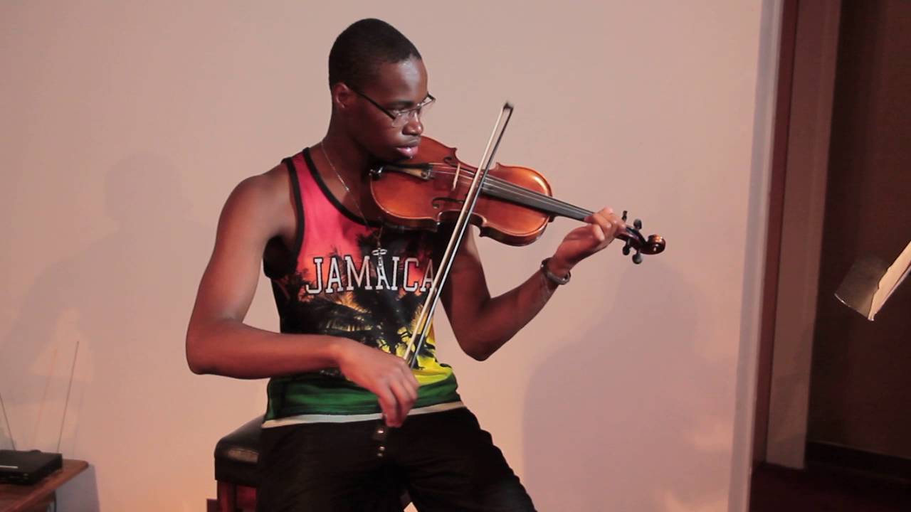 Aaron J. Parrett Violin Audition - YouTube