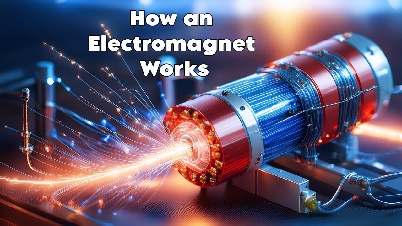 How an Electromagnet Works. The Science Behind It! - YouTube