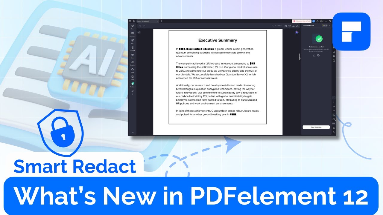 What’s New in PDFelement 12: Smart Redact for Secure PDFs - YouTube