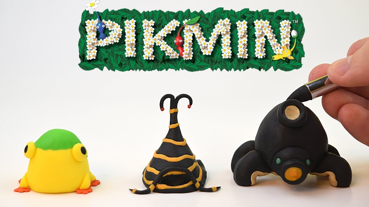 Making Enemies From Pikmin Using Polymer Clay (Collaboration With ...