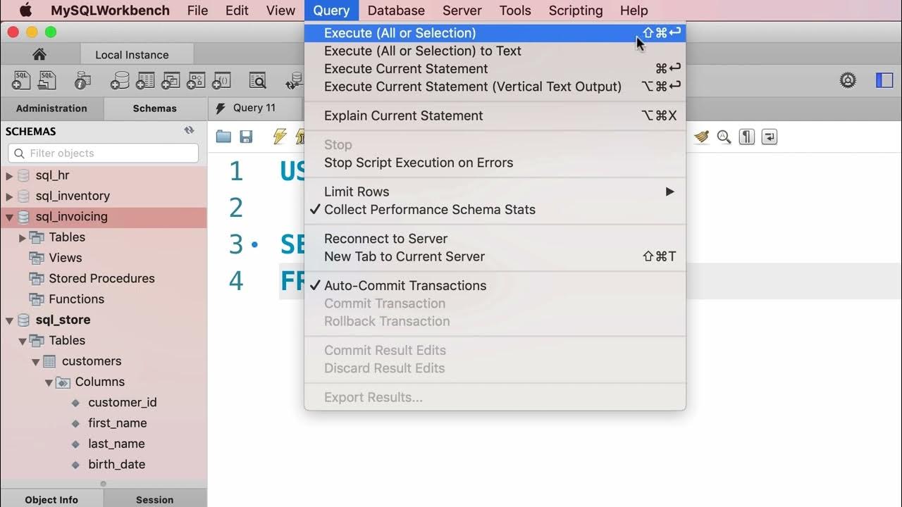 SQL #7 - The SELECT Statement [By Mosh Hamedani] - YouTube