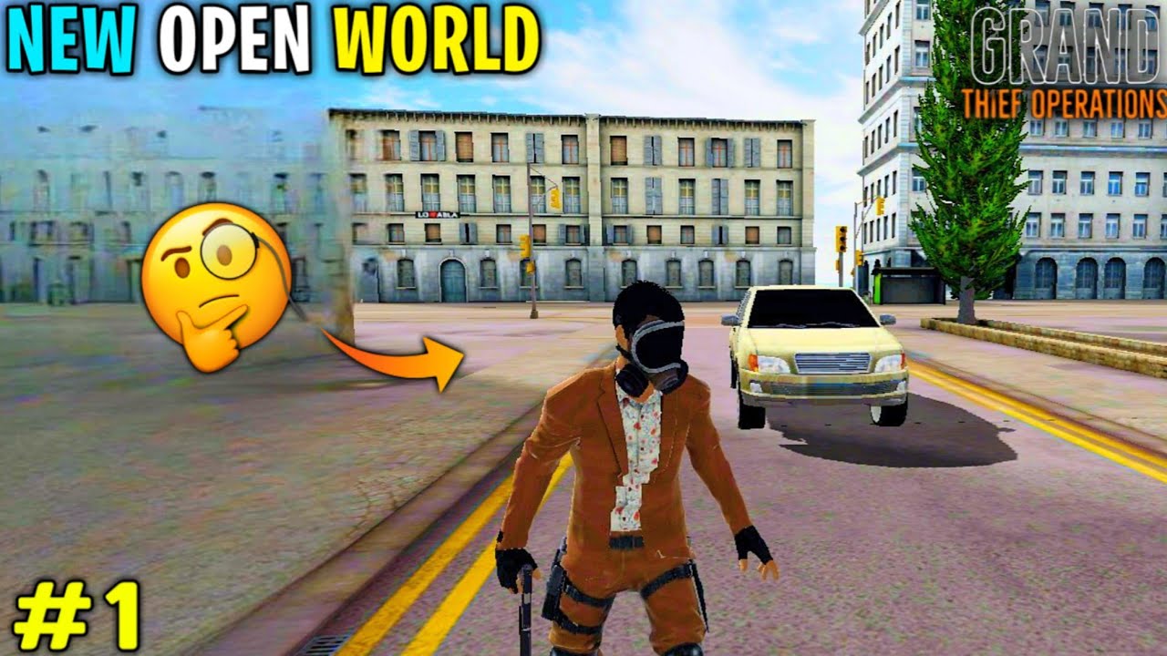 😎 GRAND THIEF OPERATIONS - GTO GAMEPLAY IN HINDI || NEW OPEN WORLD GAME ...
