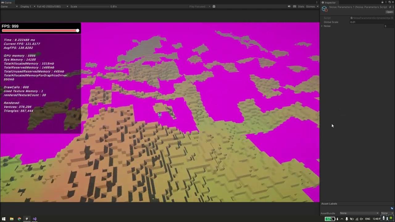 Unity | Voxel system for a top-down game. WIP - YouTube