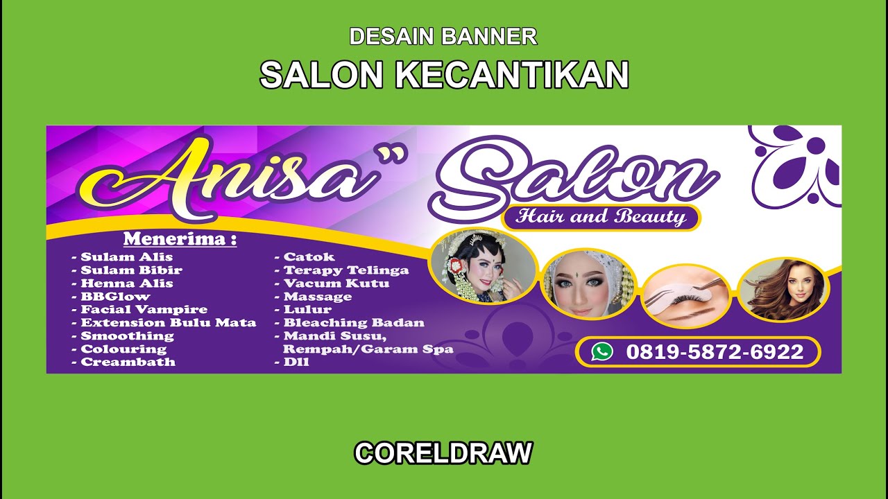 Desain Spanduk Salon Kecantikan - Perumperindo.co.id