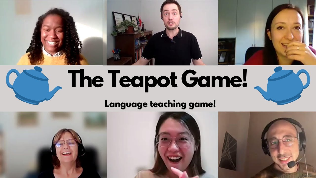 Language Teaching Game - 'The Teapot Game' - Verb Conjugation: ESL Game ...