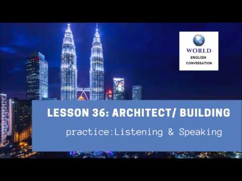 Practice English Conversation | Lesson 36: Architect/ Building - YouTube