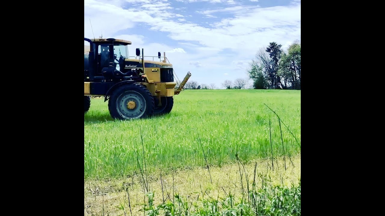 Episode 8: Spraying Cover Crop Rye - YouTube