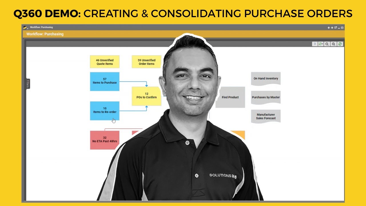 Q360 Demo: Creating & Consolidating Purchase Orders - YouTube