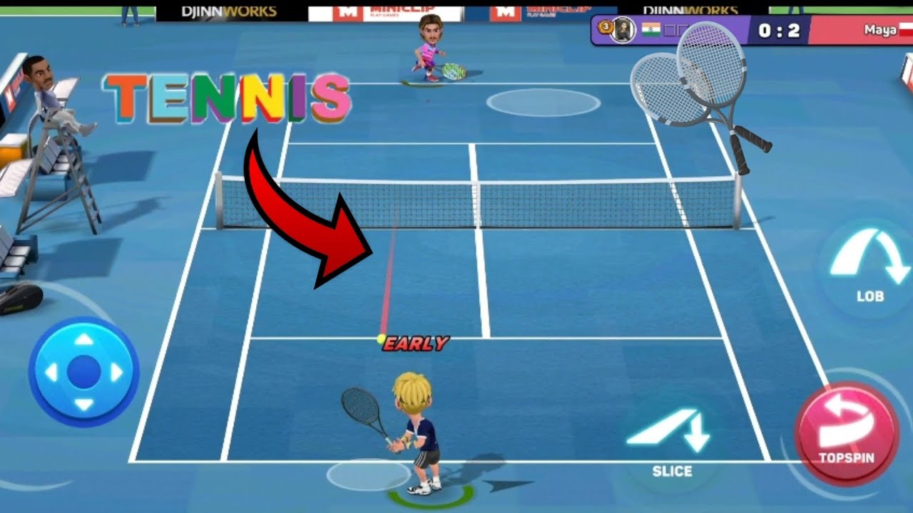 MINI TENNIS 🎾 ANDROID GAMEPLAY PART 1 // MINI TENNIS // #minitennis # ...