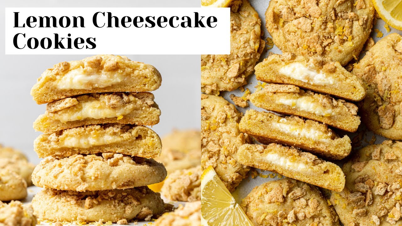 Lemon Cheesecake Cookies - YouTube