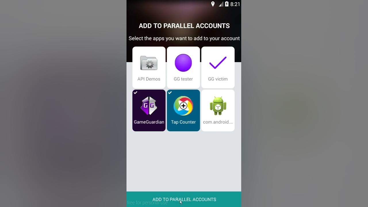 No root via Parallel Accounts - GameGuardian - YouTube