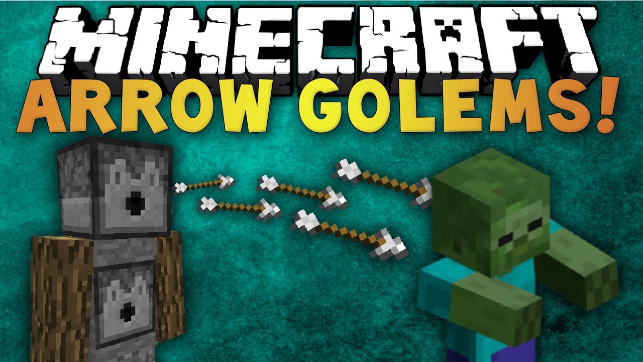 Minecraft - 1.5 - Arrow Golems - Mod Review - Schießfreudige Freunde ...