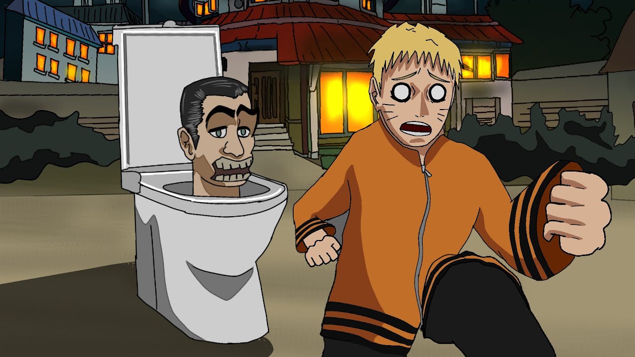 Skibidi toilet 2d aniamtion | Naruto vs skibidi toilet #naruto #anime # ...